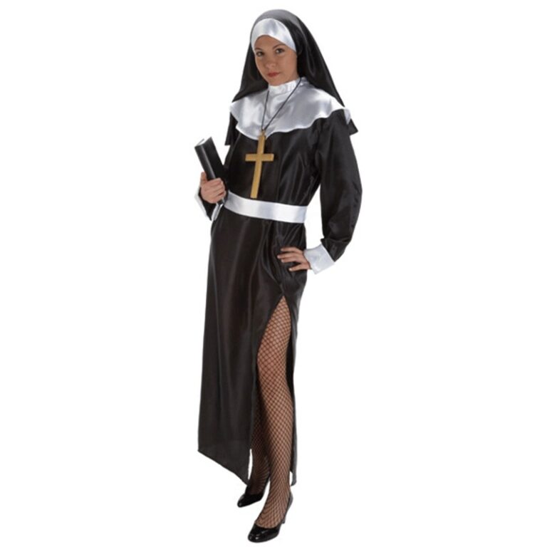 Disfraz de Monja largo para mujer